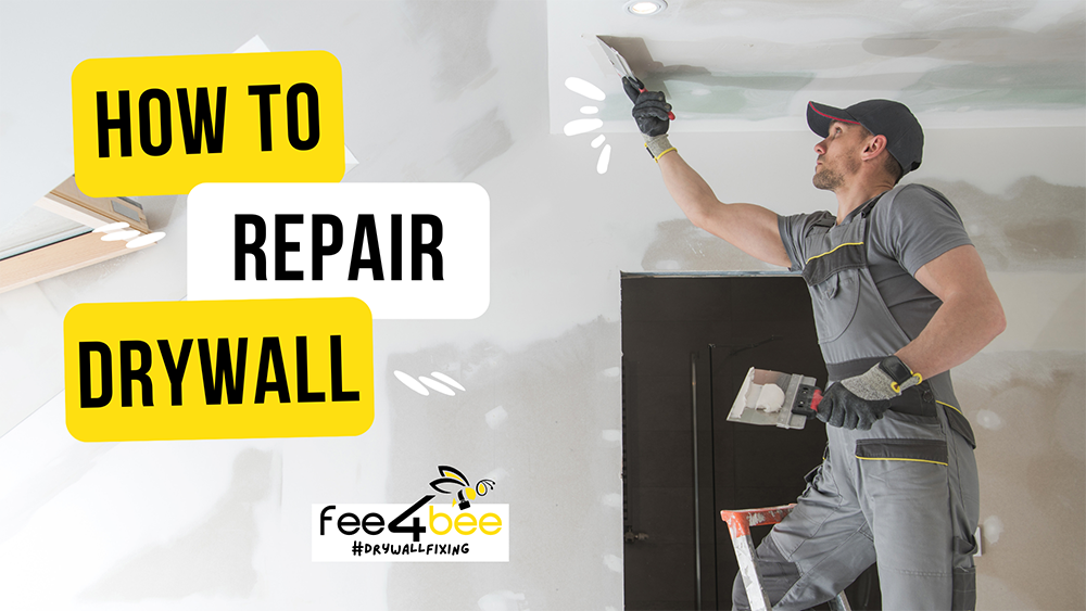 Drywall repair - how to fix drywall holes, dents and water damages?