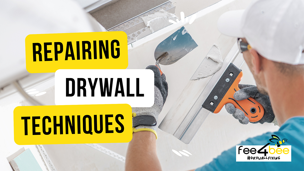 Drywall repair - how to fix drywall holes, dents and water damages?